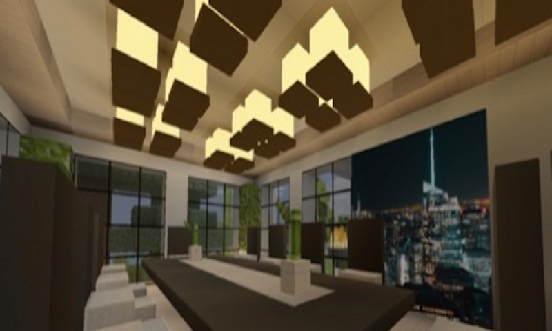 Moderen Minecraft House Rooms