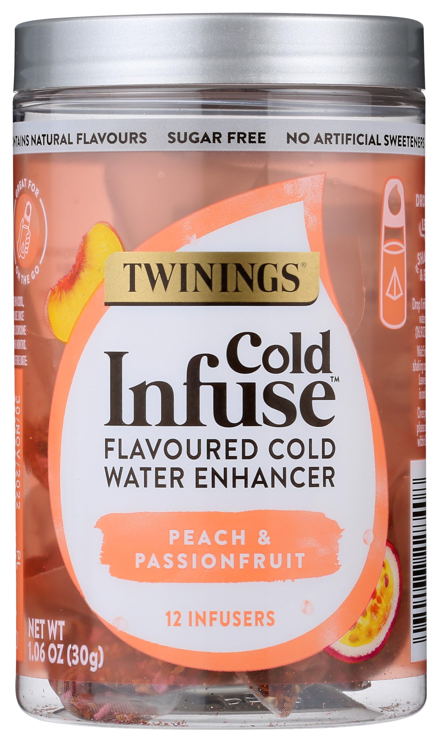 Snapklik.com : Twinings Cold Infuse Flavored Water Enhancer, Peach ...