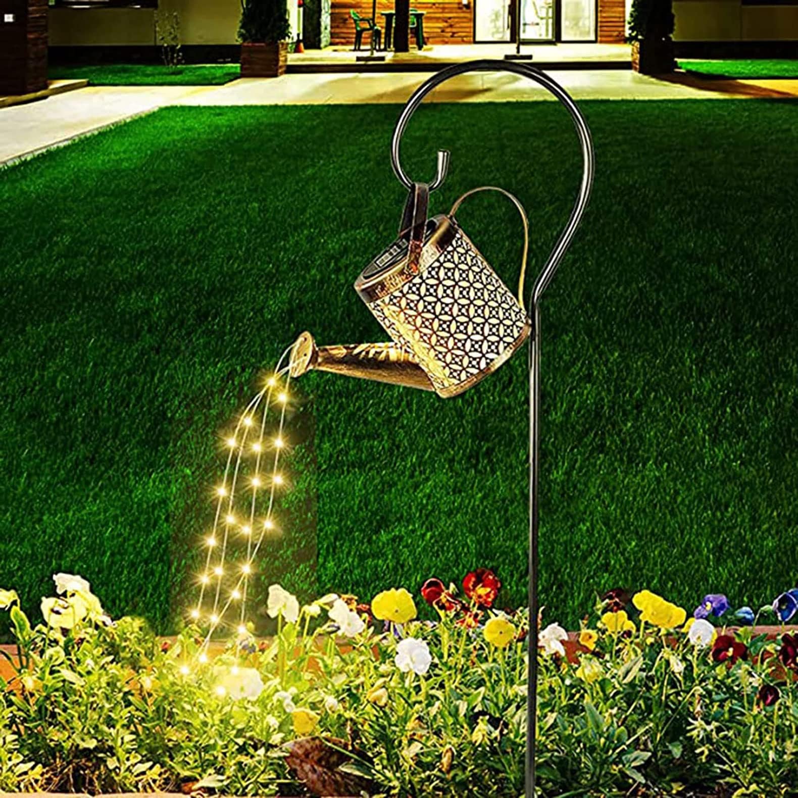 Amazon.com: Solar Watering Can Lights, LED Lantern Outdoor Light ...