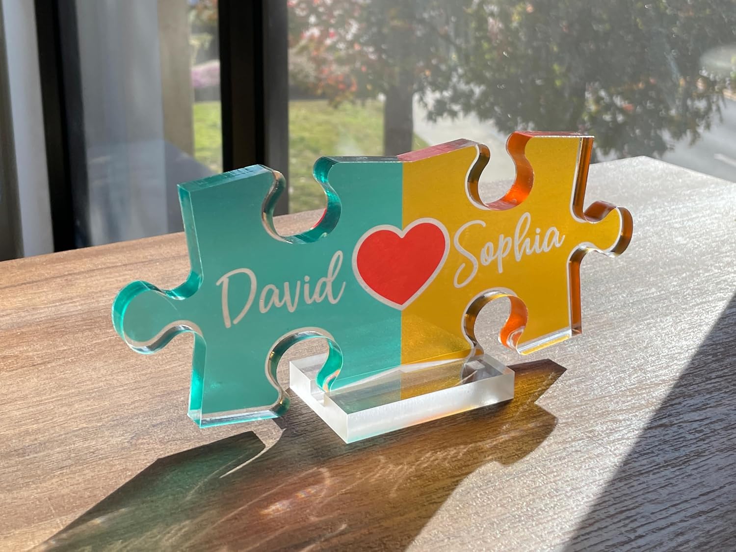 Cartel de nombre de rompecabezas personalizado para parejas, regalos ...