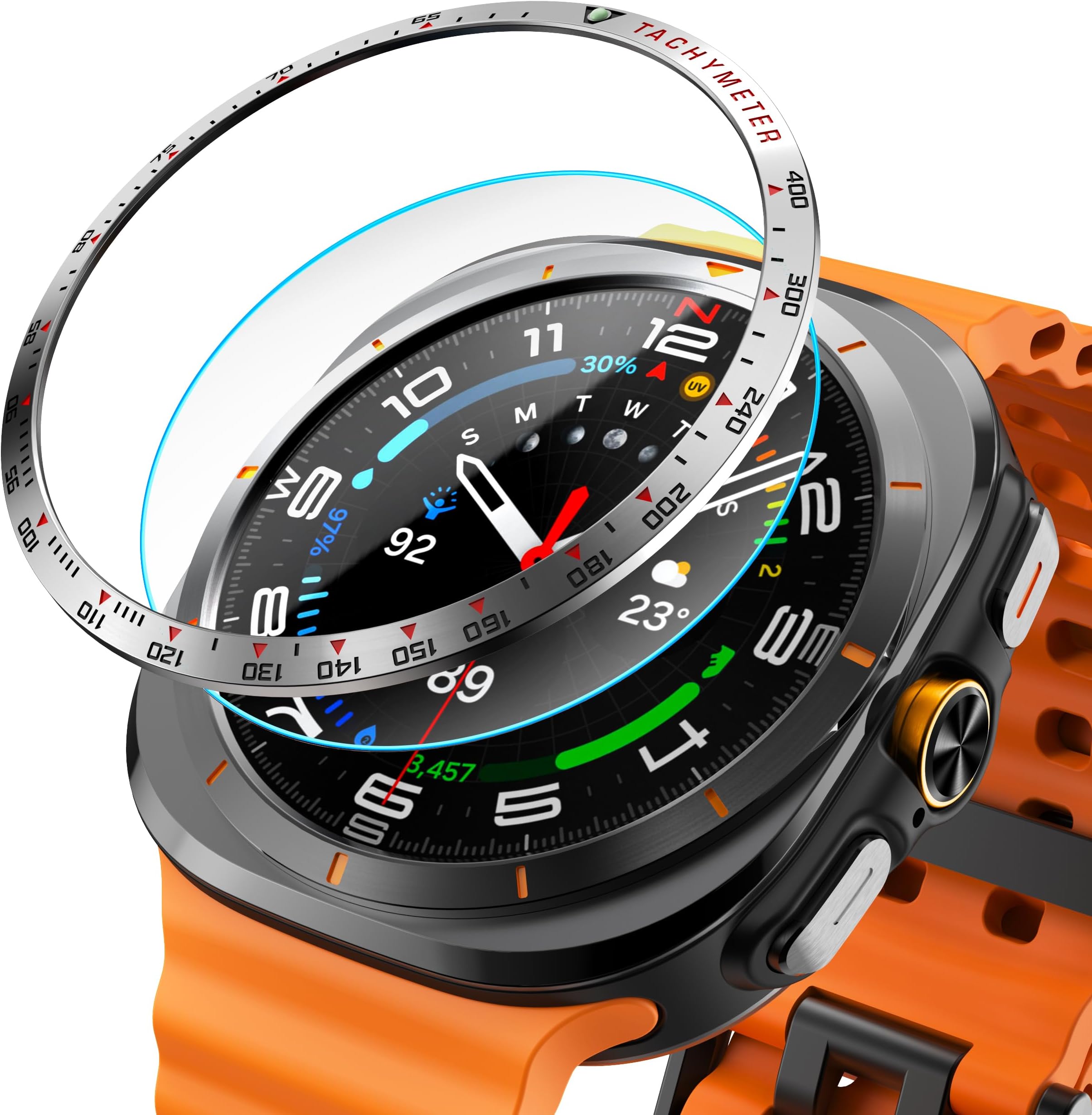 Amazon.com: Bezel Cover Compatible with Samsung Galaxy Watch Ultra ...