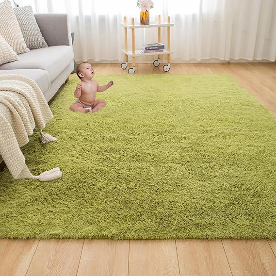 Amazon.com: Poboton Small Throw Rugs for Bedroom, 3x5 Non Slip Mini ...