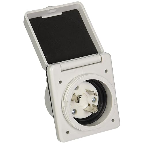 Snapklik.com : 30A RV Power Twist Lock Inlet