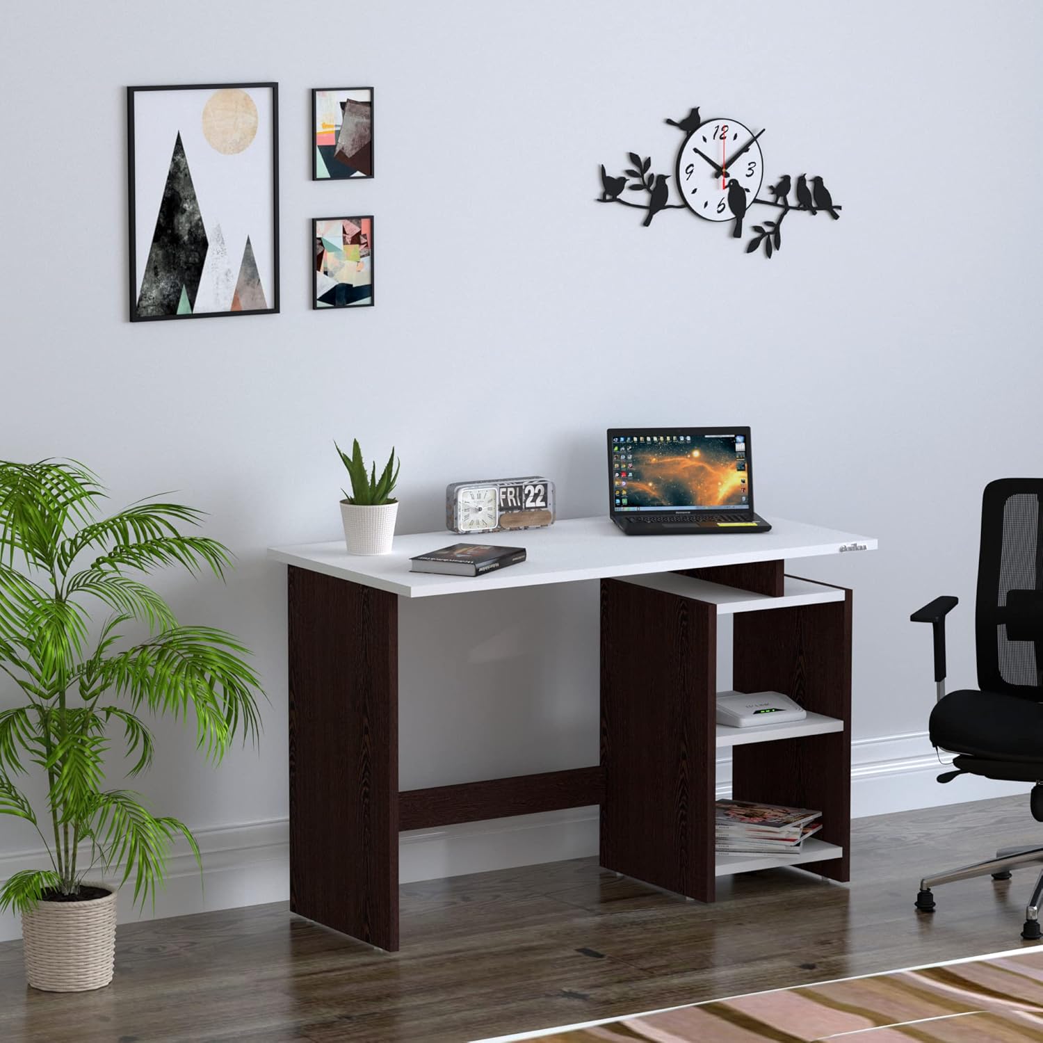 Anikaa Calisto Engineered Wood Study Desk | Writing & Computer Desk ...