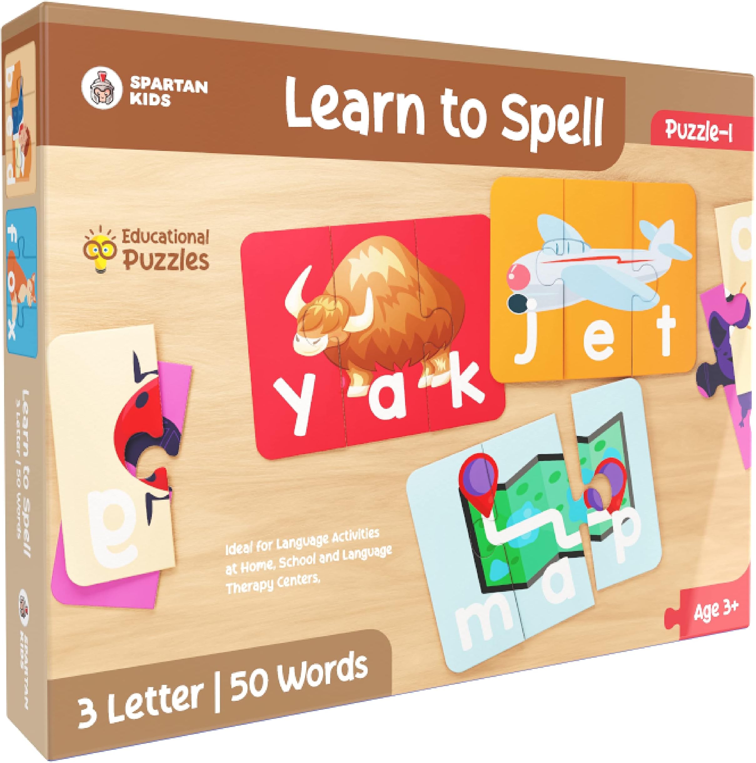 Buy SPARTAN KIDS® Learn to Spell Puzzle 1-150 Piece Spelling Puzzle ...