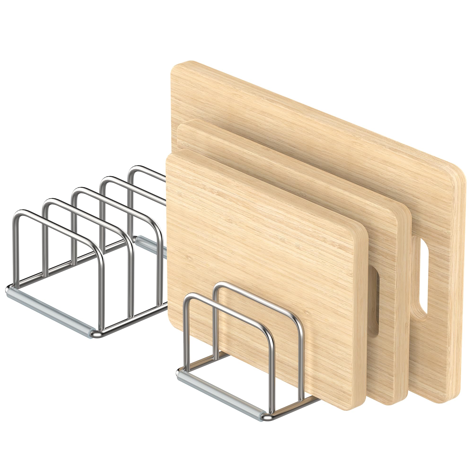 Amazon.com: KORRTFID Cutting Board Holder Stand, 2PSC Cutting Board ...