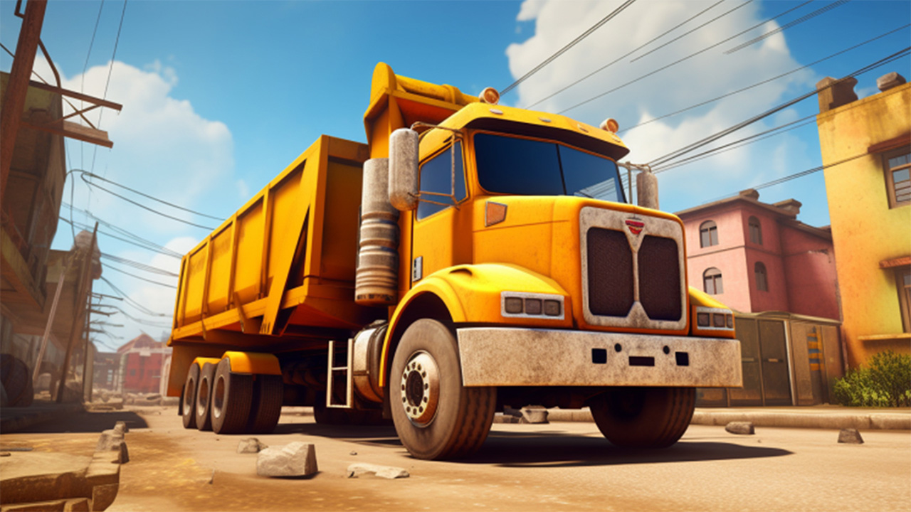 Offroad Truck Highway Construction Transport Simulation 3D Game - App ...