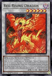 Amazon.com: Red Rising Dragon - SDCK-EN048 - Ultra Rare - 1st Edition : Toys & Games