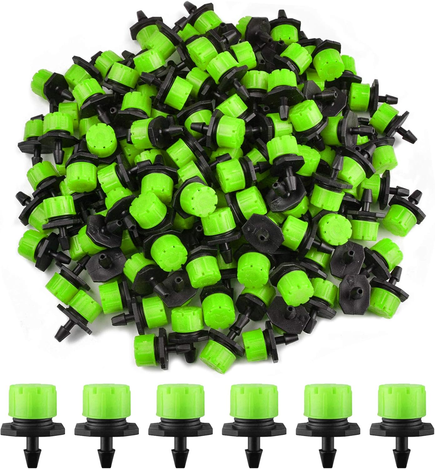 Amazon.com : Kalolary 200Pcs Adjustable Irrigation Drippers Sprinklers ...