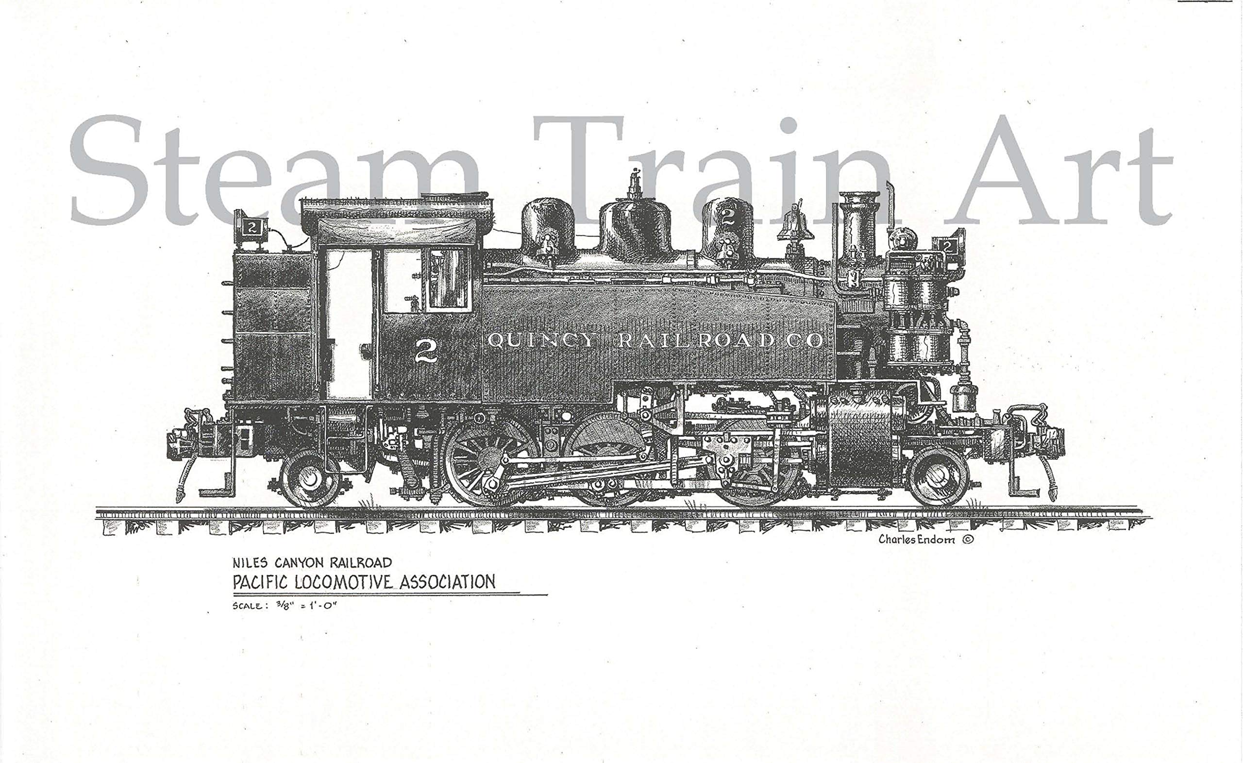 Alco Steam Locomotive Drawings
