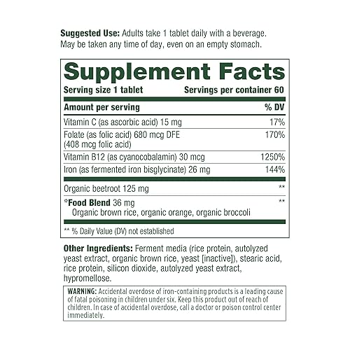 Snapklik.com : MegaFood Blood Builder - Iron Supplement Clinically ...