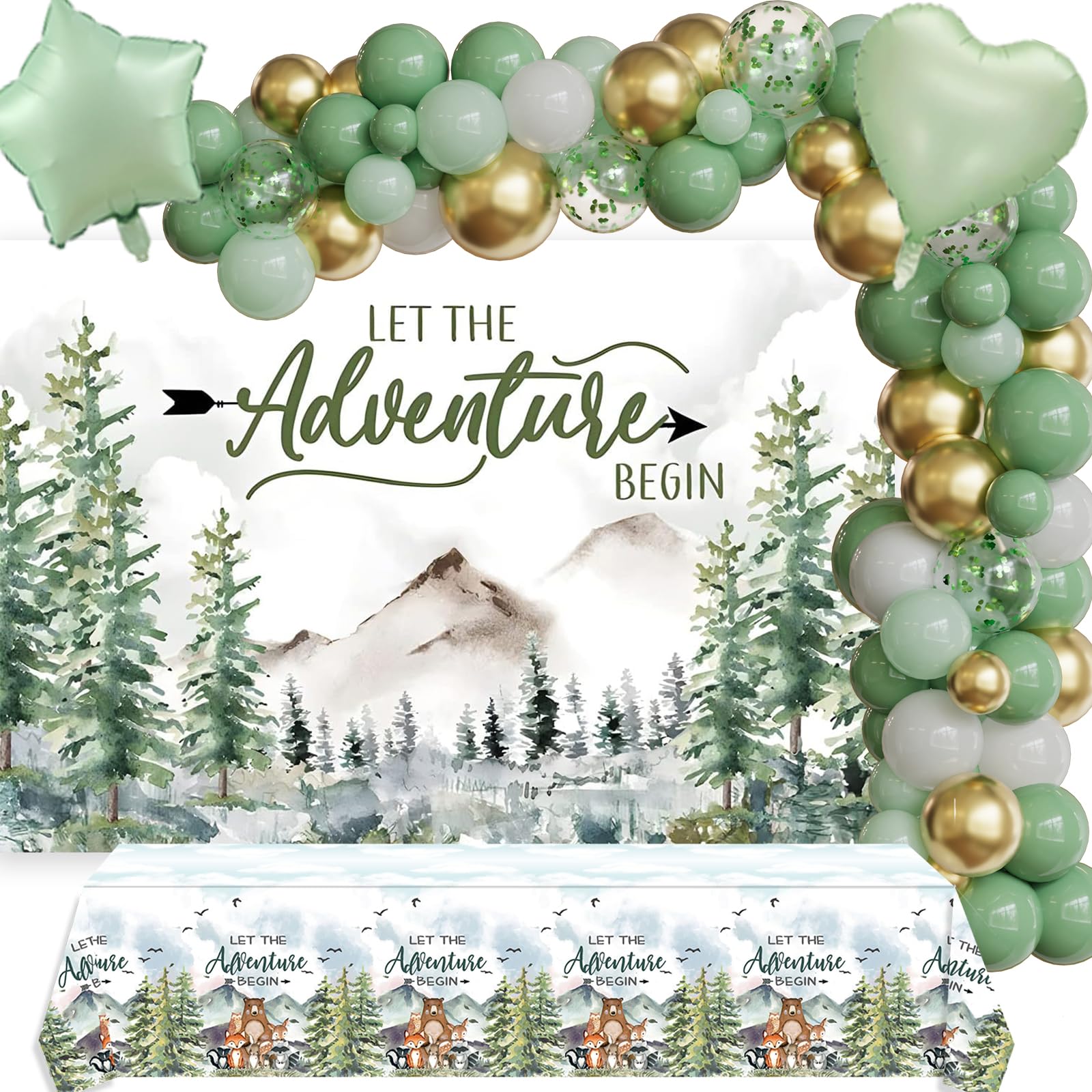 Adventure Awaits Baby Shower Nature Adventure Baby Shower Decorations