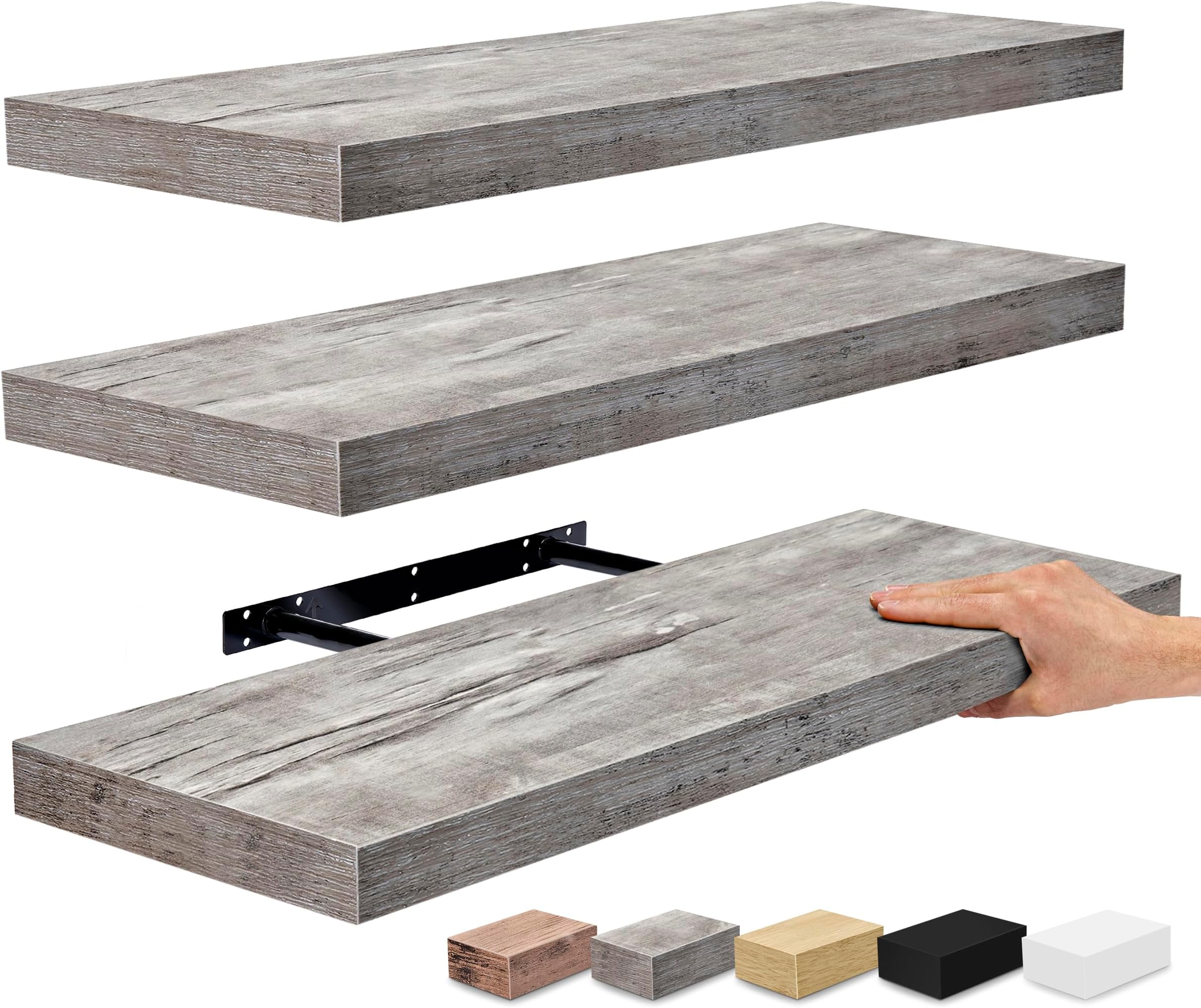 Amazon.com: Sorbus Floating Shelves for Wall - 24 Inch Wall Shelves for ...