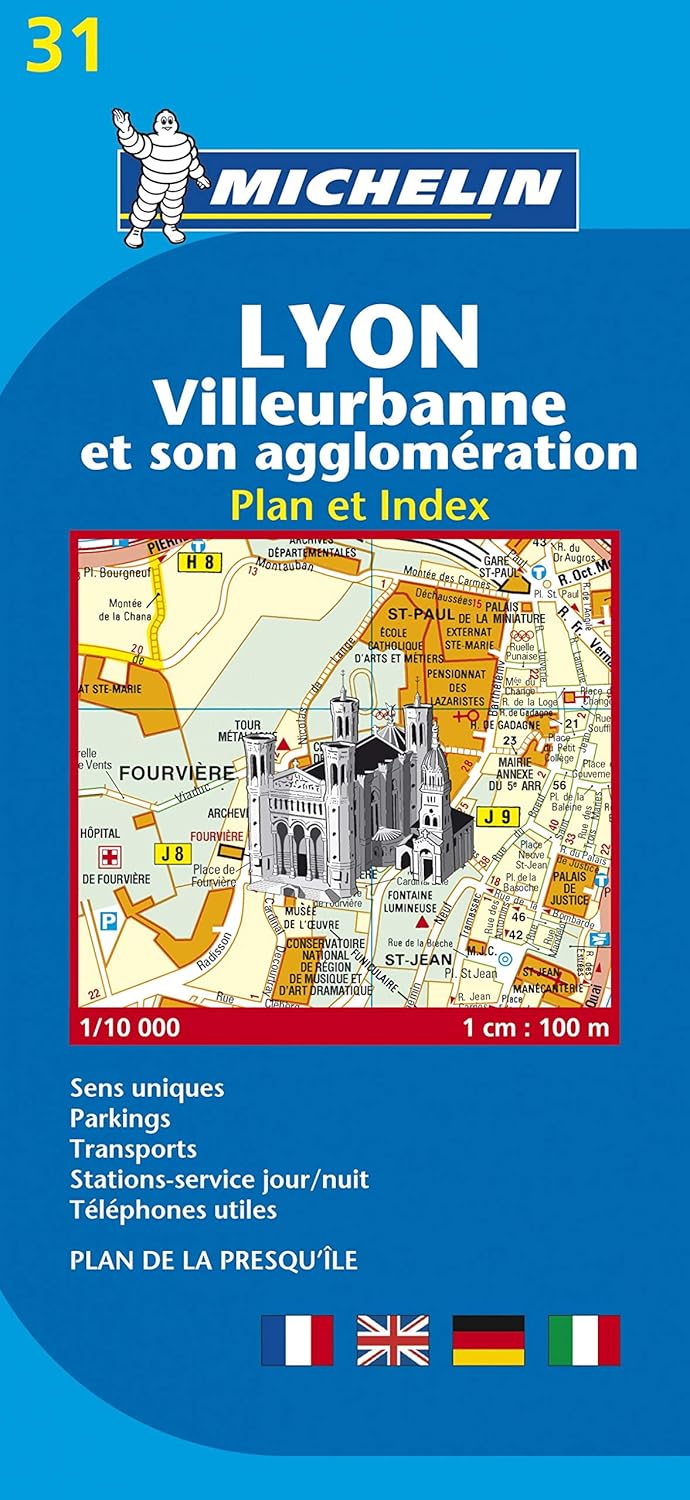 Plano Lyon, Villeurbanne et son agglomération: City Plans: No. 31 ...