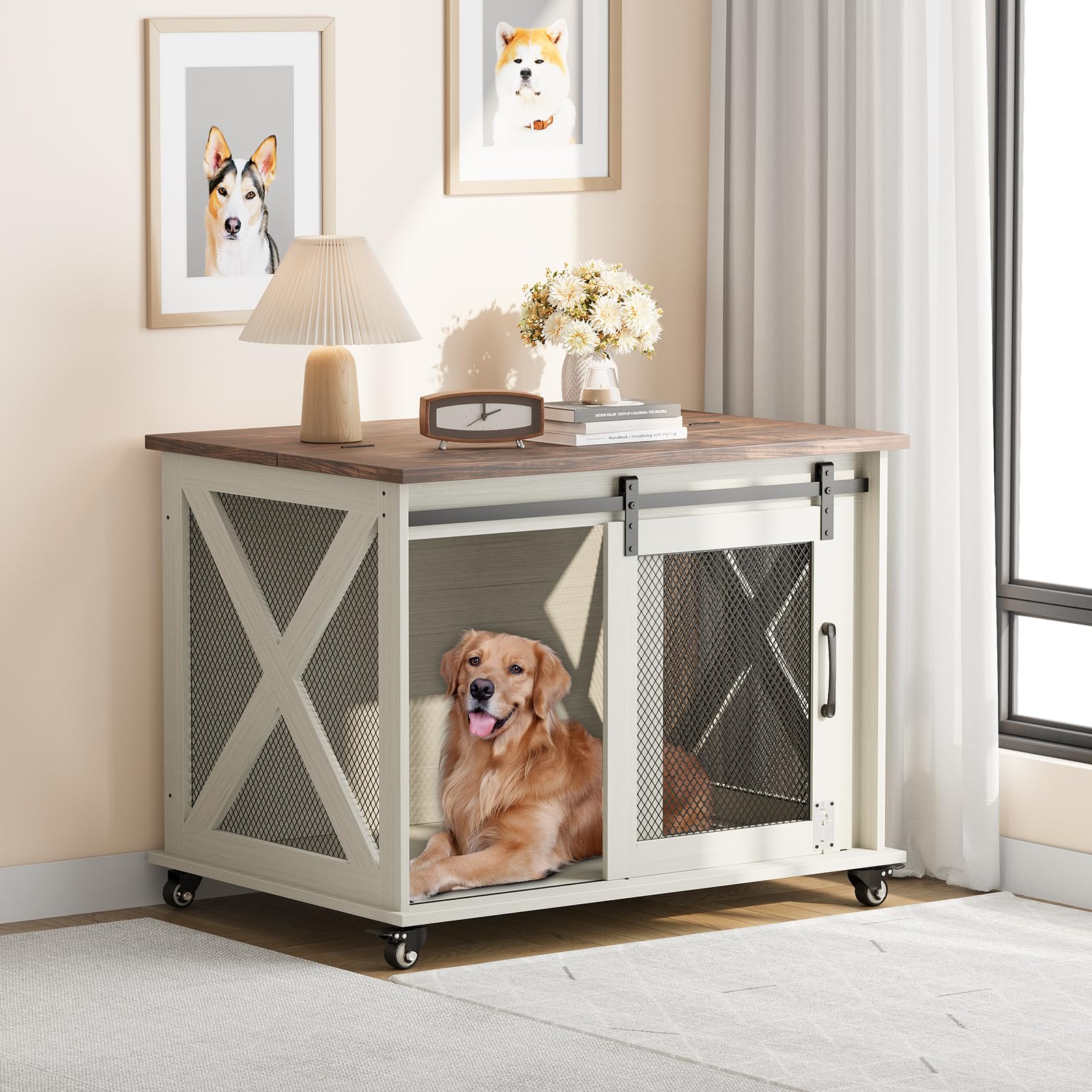 Snapklik.com : TROPOW Dog Crate Furniture