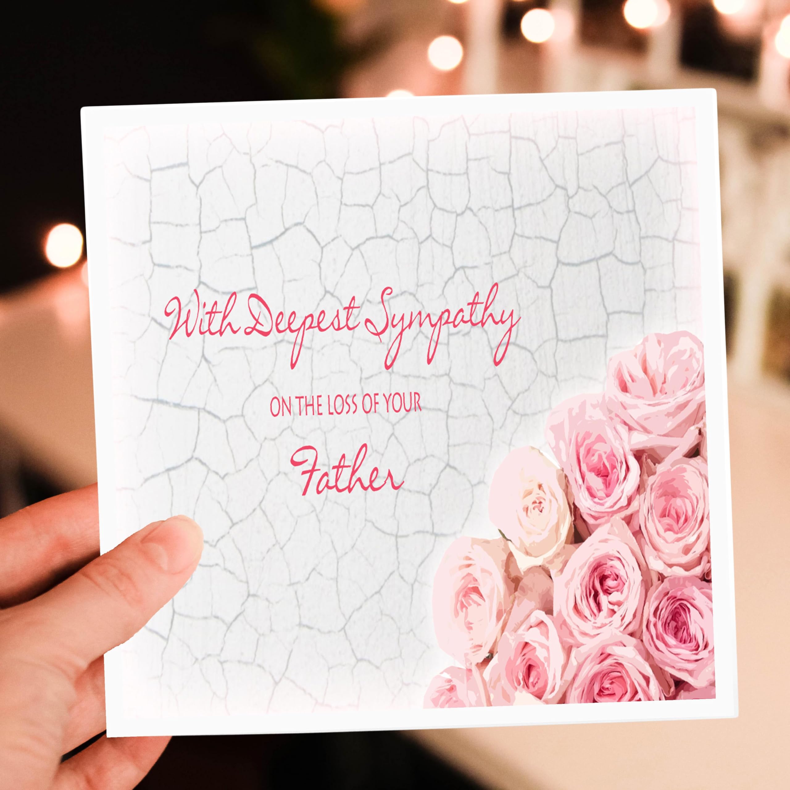 Snapklik.com : Deepest Sympathy On The Loss Of Your Father - Pink Roses ...