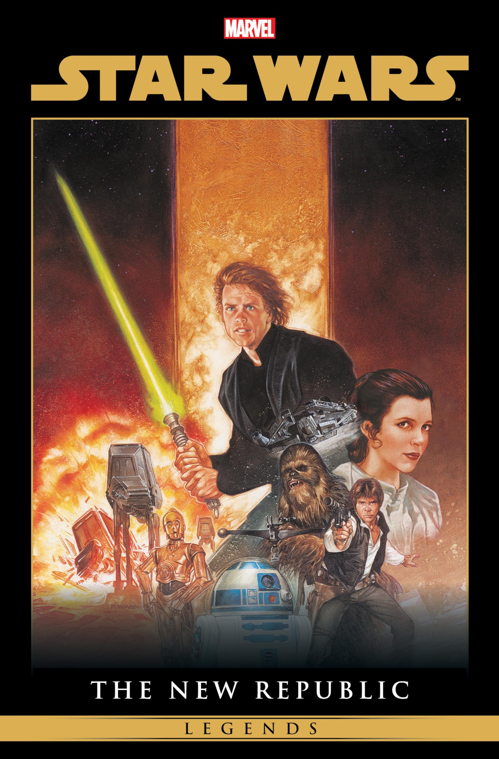 STAR WARS LEGENDS: THE NEW REPUBLIC OMNIBUS VOL. 2 DORMAN HEROES COVER ...