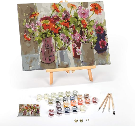 Amazon.com: Ledgebay Paint by Numbers Kit for Adults: Beginner to ...