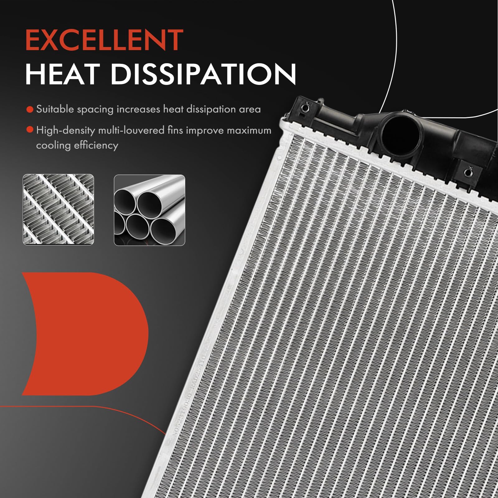 A-Premium Engine Coolant Radiator Assembly Compatible with Kia Niro ...