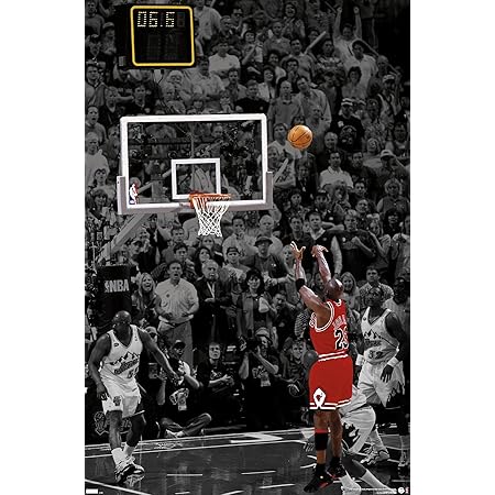 Amazon.com: Trends International Michael Jordan - The Shot Wall Poster ...