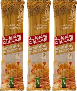 Emirates Macaroni Spaghetti, 400 gm, Pack of 3 : Amazon.ae: Grocery