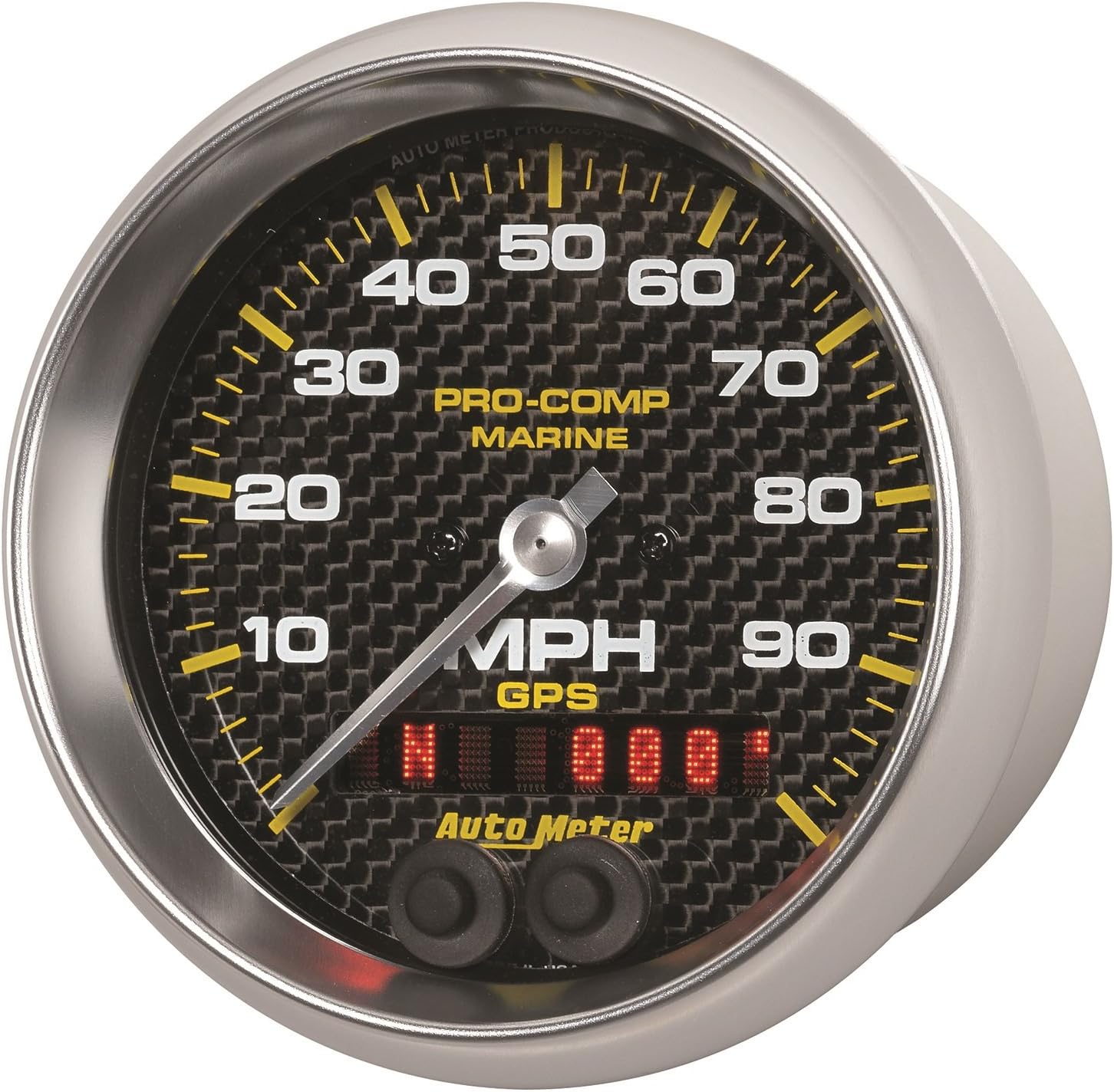 Amazon.com: Auto Meter 4881 CARBON FIBER 5" GPS Speedometer (0-140 MPH ...