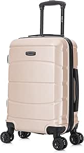 Amazon.com | DUKAP SENSE Hardside Luggage with Spinner Wheels | 20 in ...