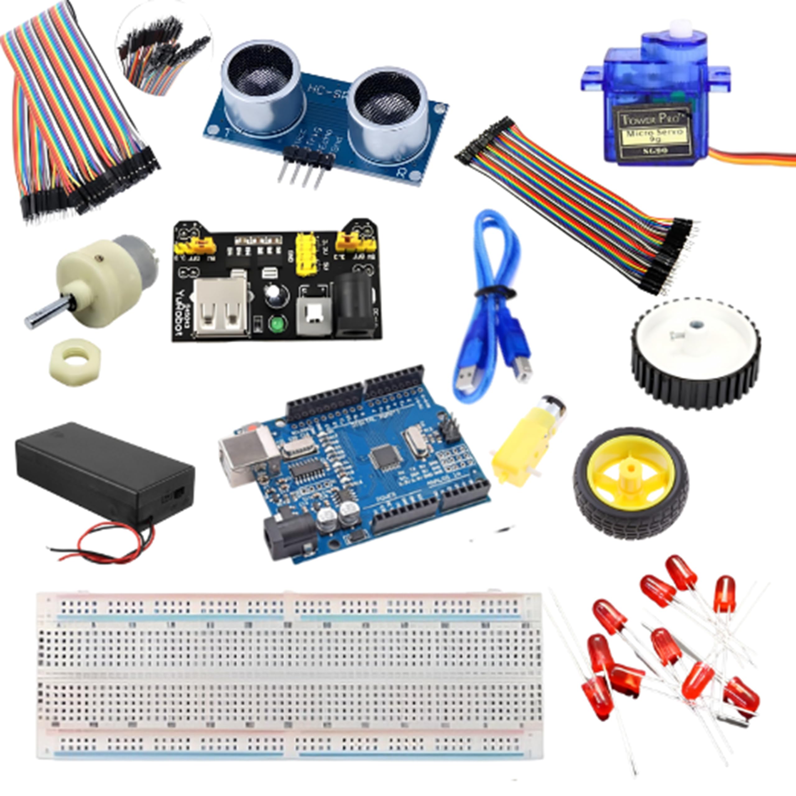 Electric Circuit Kit For Kids BOJACK 37 Values 480 Pcs Electronics ...
