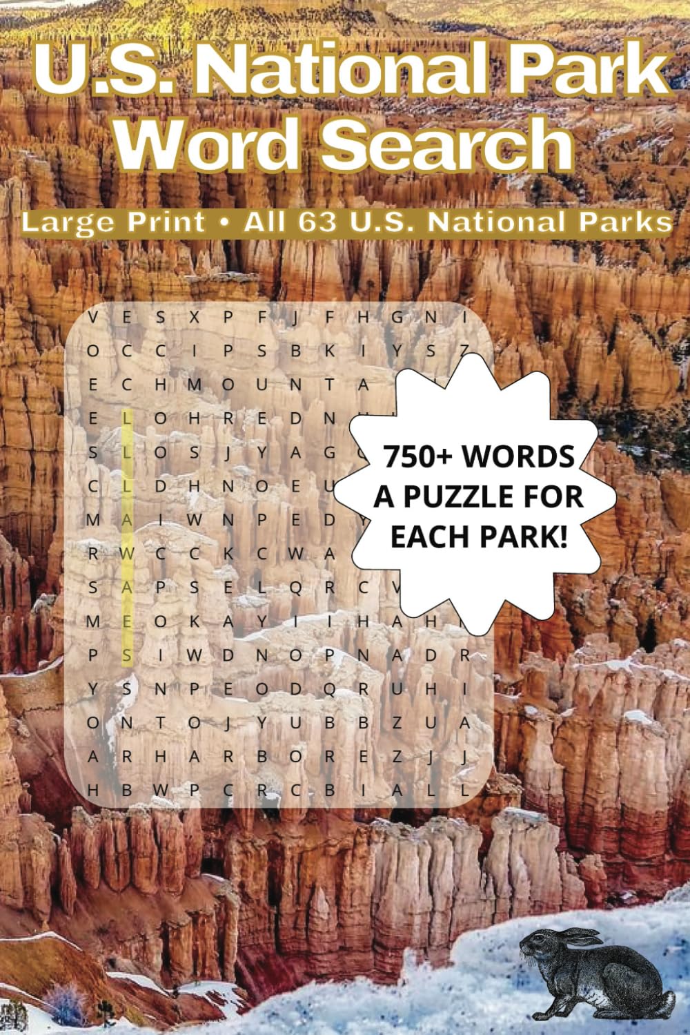 U.S. National Park Word Search: Large Print • For Children, Adults, and ...