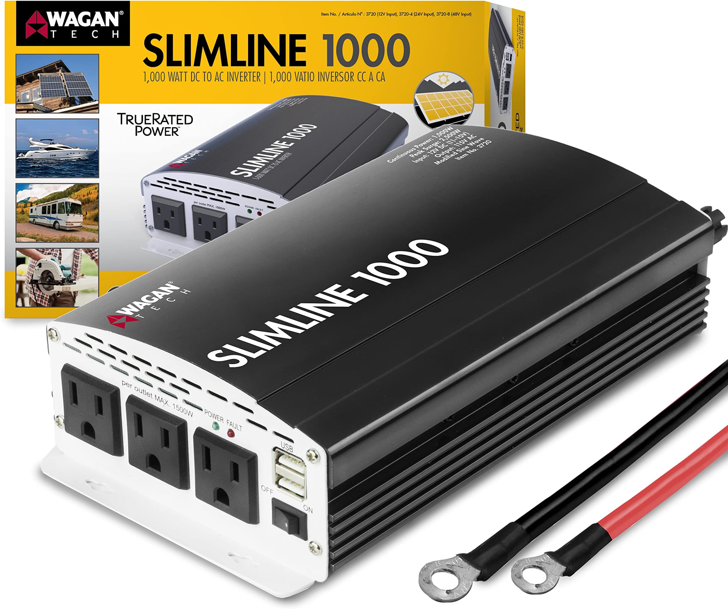 Amazon.com: Cummins 5000 Watts Power Inverter Modified Sine Wave Truck ...