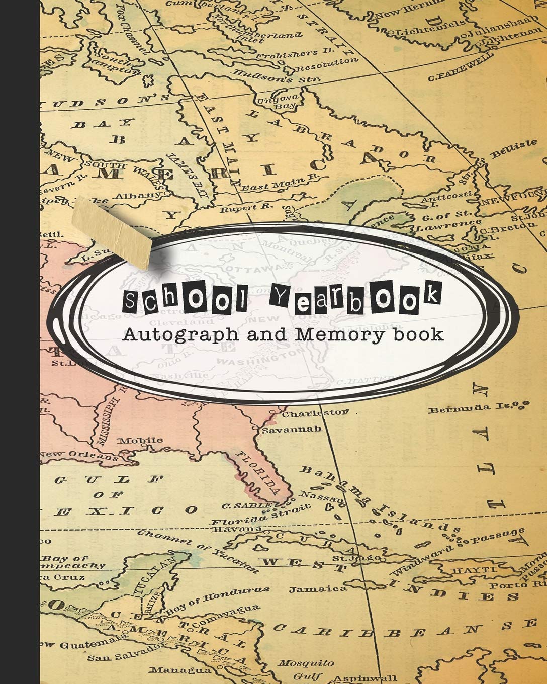 Buy School yearbook autograph and memory book: Yearbook, autograph and ...