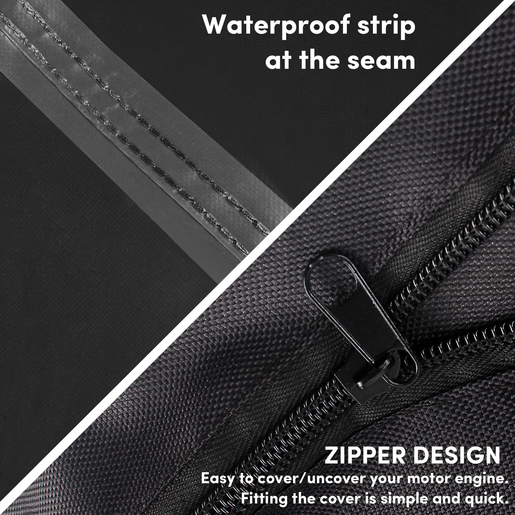 Snapklik.com : Outboard Motor Cover, 600D Heavy Duty Oxford Fabric ...