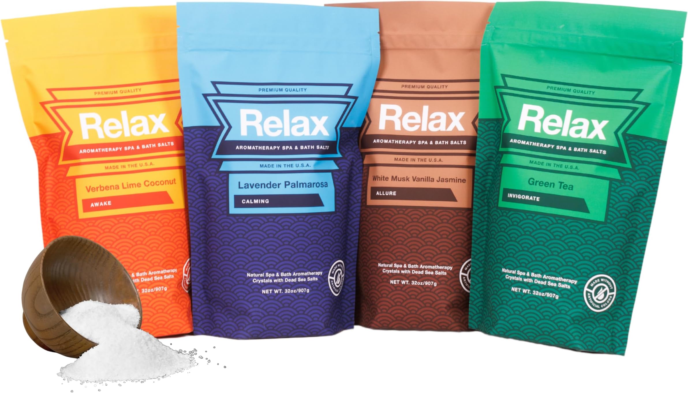 Amazon.com: Relax Spa & Bath, Epsom Salt Aromatherapy Bath Salts, Epsom ...