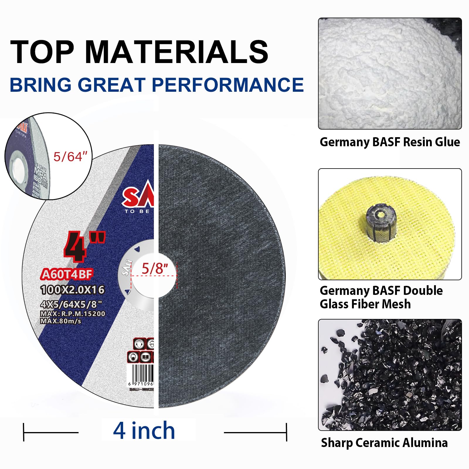 Snapklik.com : 50 Pack Cut Off Wheel 4 Inch General Purpose Metal ...