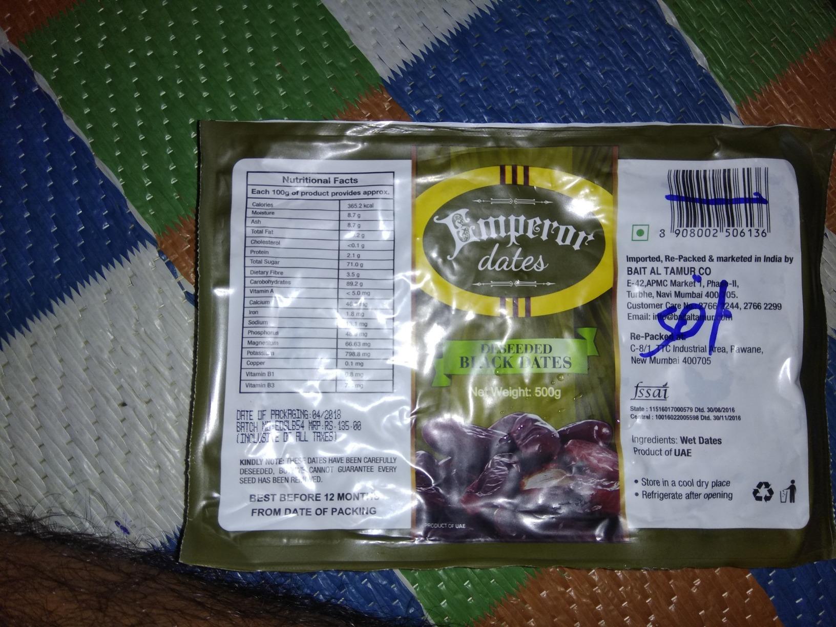 Falcon Dates - Zahdi Seedless, 500g Pack : Amazon.in: Grocery & Gourmet ...