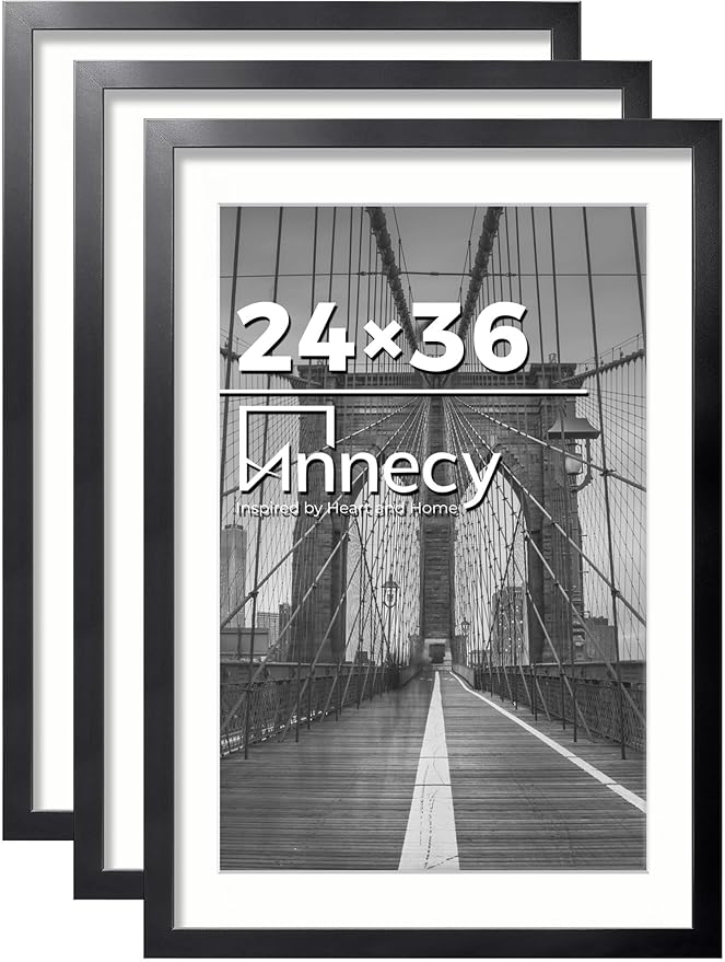 Amazon.com - Annecy 24x36 Picture Frame Set of 3, Display Pictures ...
