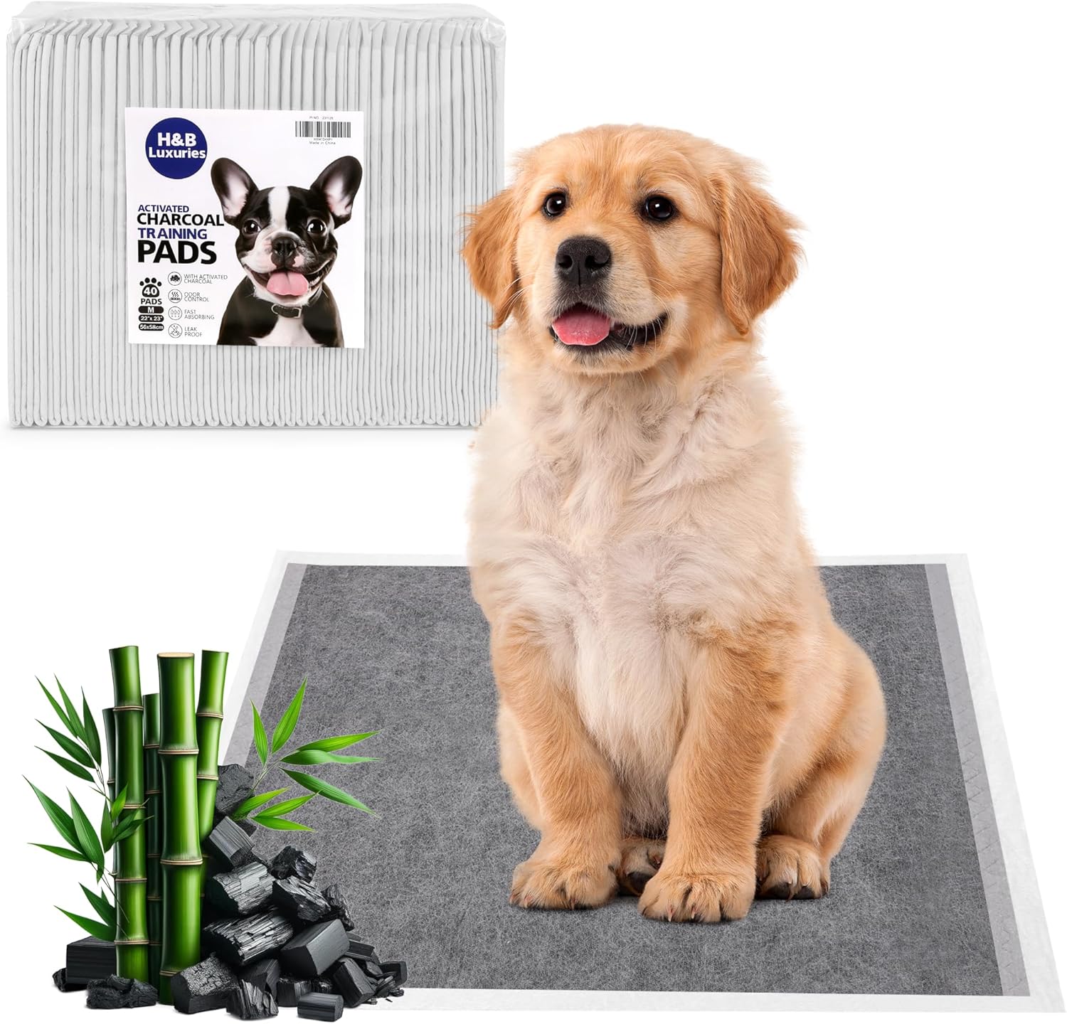 Amazon.com: Activated Charcoal Training Pads for Dogs, Thickened Carbon ...