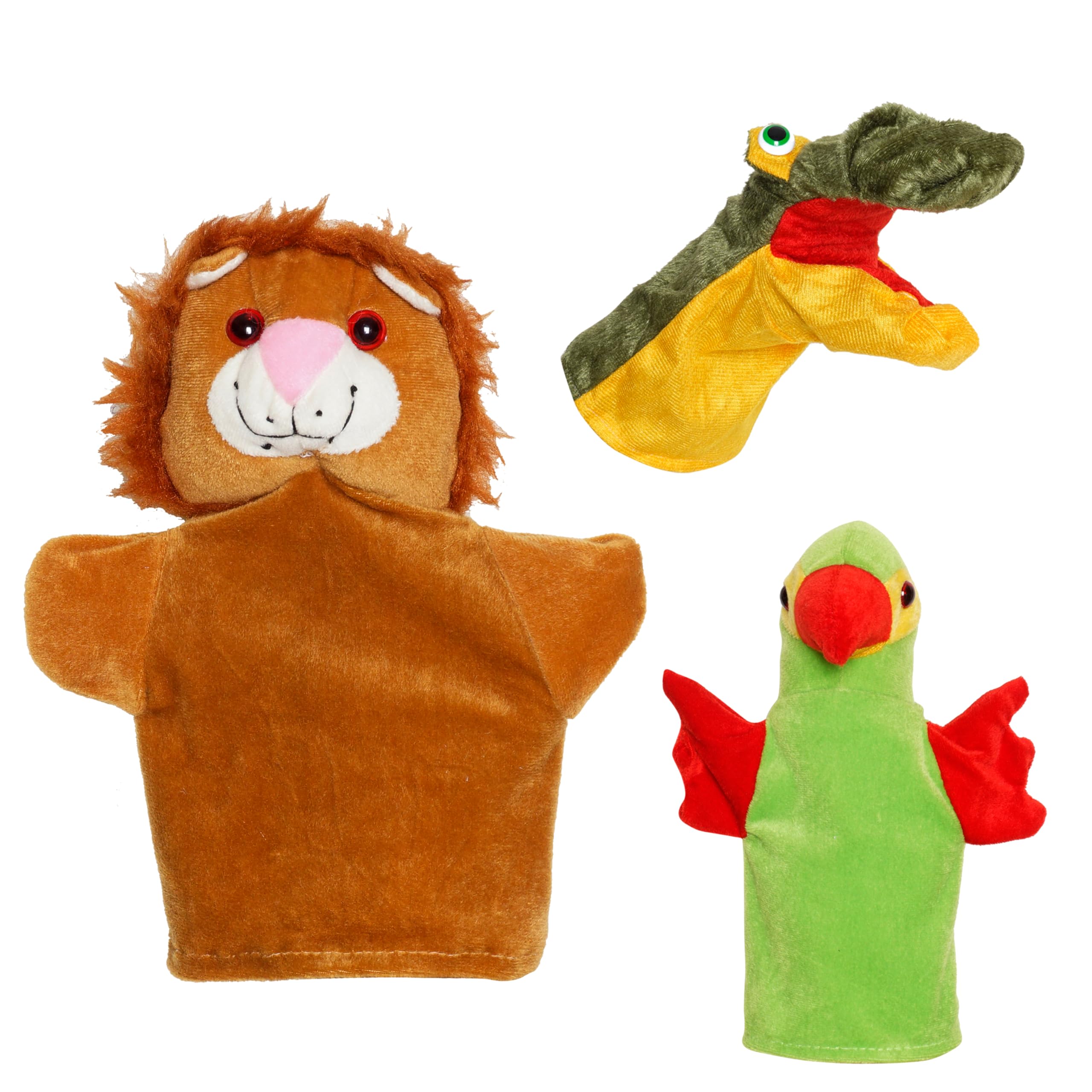 Buy Chamantricks Storytelling Plush Puppets | Lion Hand Puppets ...