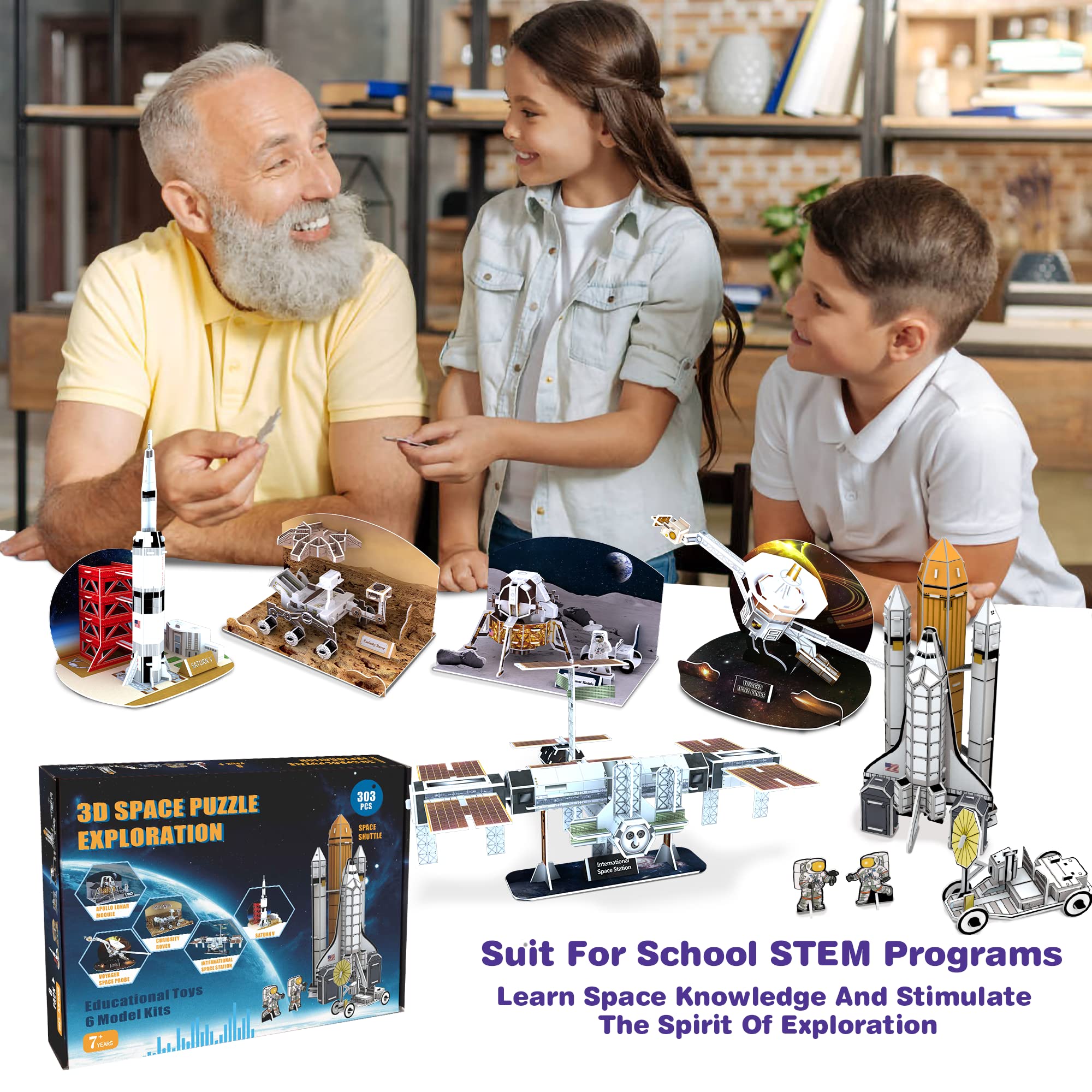 3d Space Stations For School