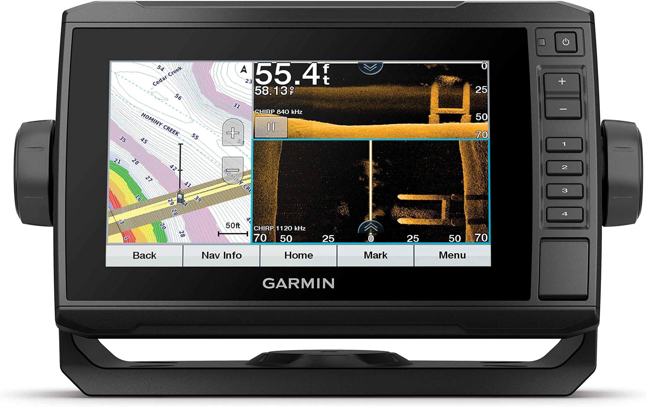 Amazon.com: Garmin ECHOMAP UHD 73cv, 7" Keyed-Assist Chartplotter with ...