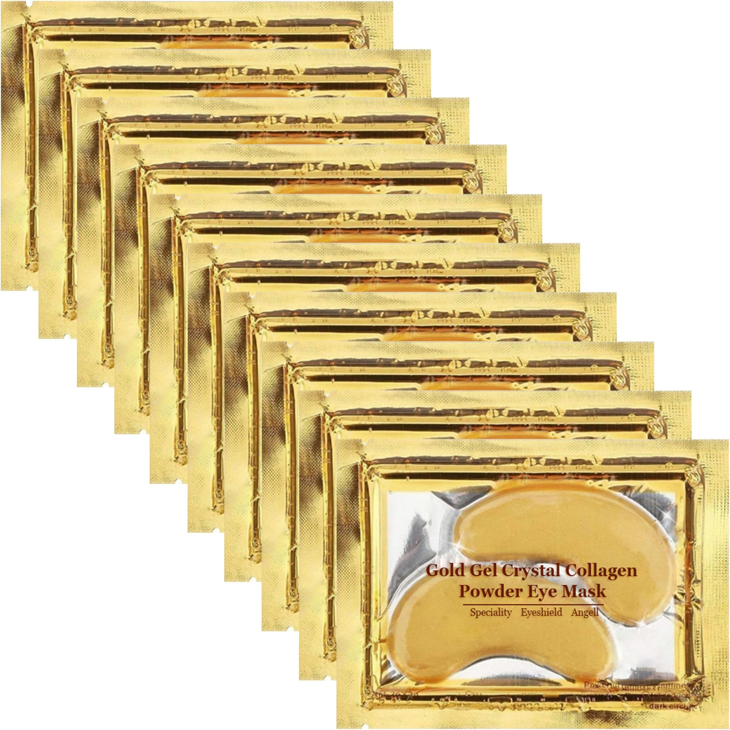 Amazon.com: 12 Ultra Hydrating 24k Gold Collagen Under Eye Mask With ...