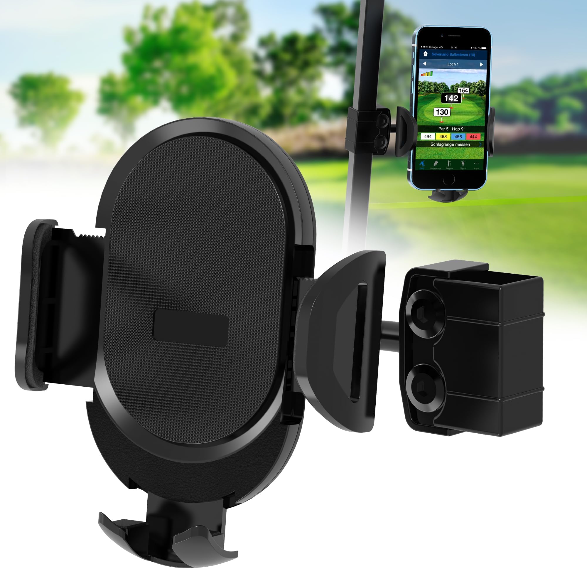 Amazon.com: 10L0L Golf Cart Phone Holder iPhone Caddy Mount Fits Yamaha ...