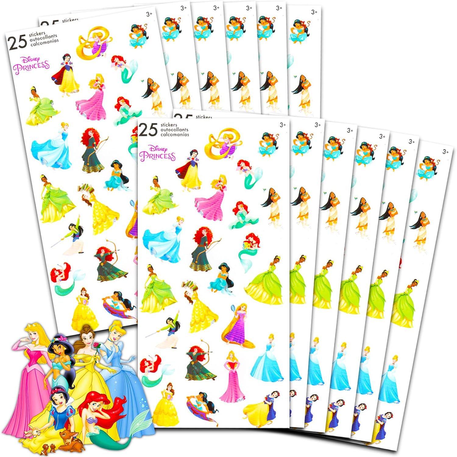 Amazon.com: Disney Princess Party Favors for Boys & Girls Bundle ~ 12 ...