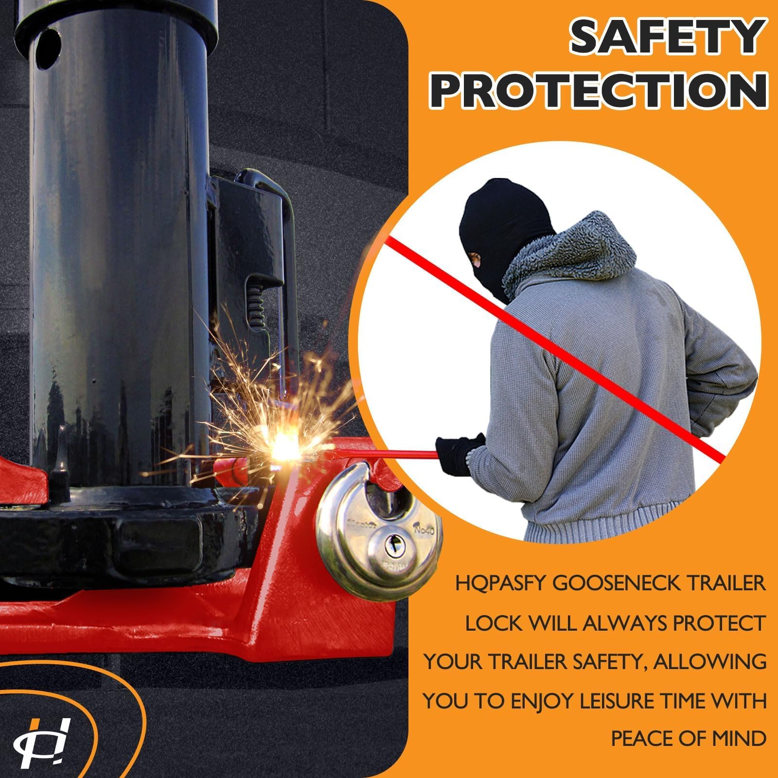 Snapklik.com : Gooseneck Hitch Lock, Gooseneck Trailer Hitch Locks ...