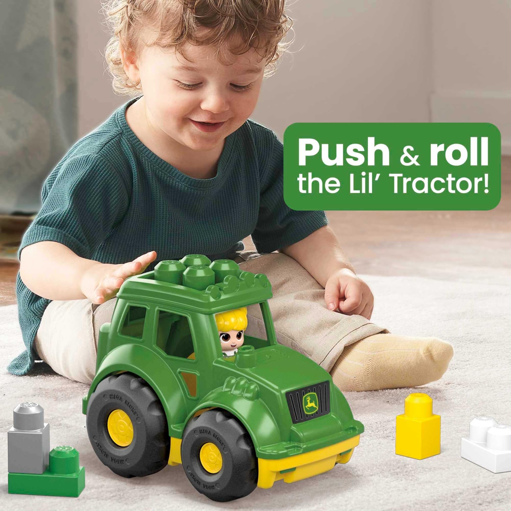 Snapklik.com : MEGA BLOKS John Deere Toddler Building Blocks Toy Set ...
