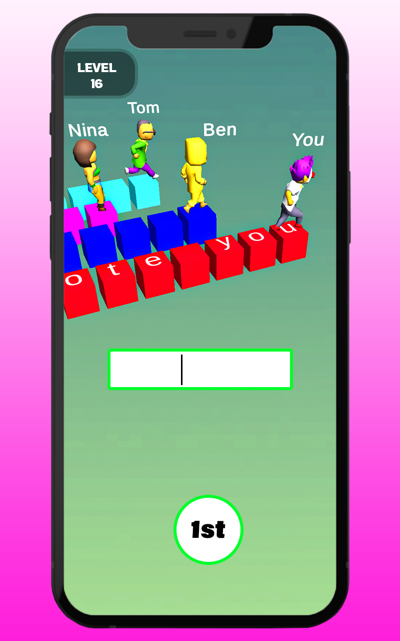 Type Run Race: Type Sprint Text Runner Typing Master - Typing Race ...