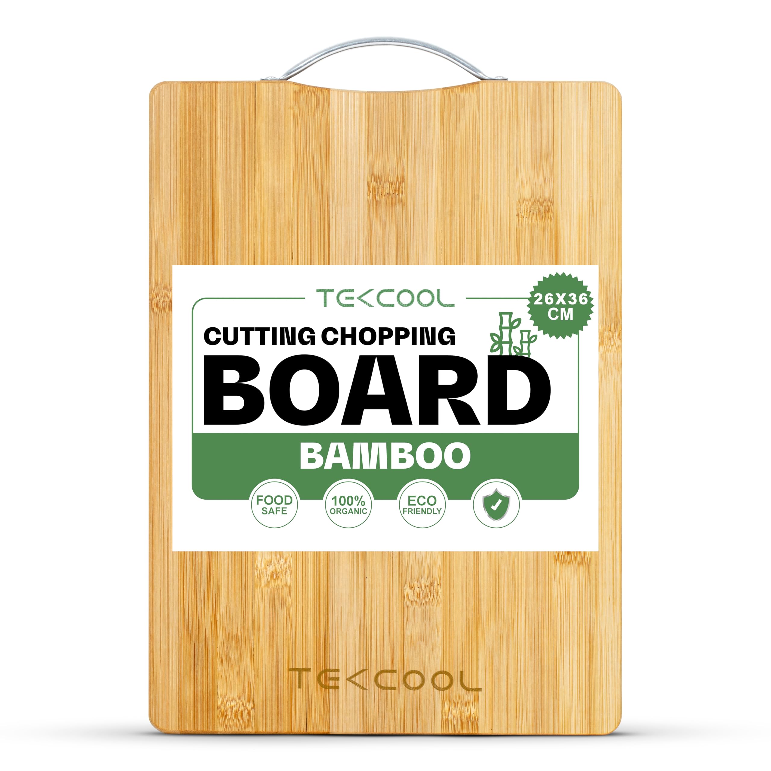 Buy TEKCOOL Bamboo Chopping Board/Vegetable Cutting Board for Kitchen ...