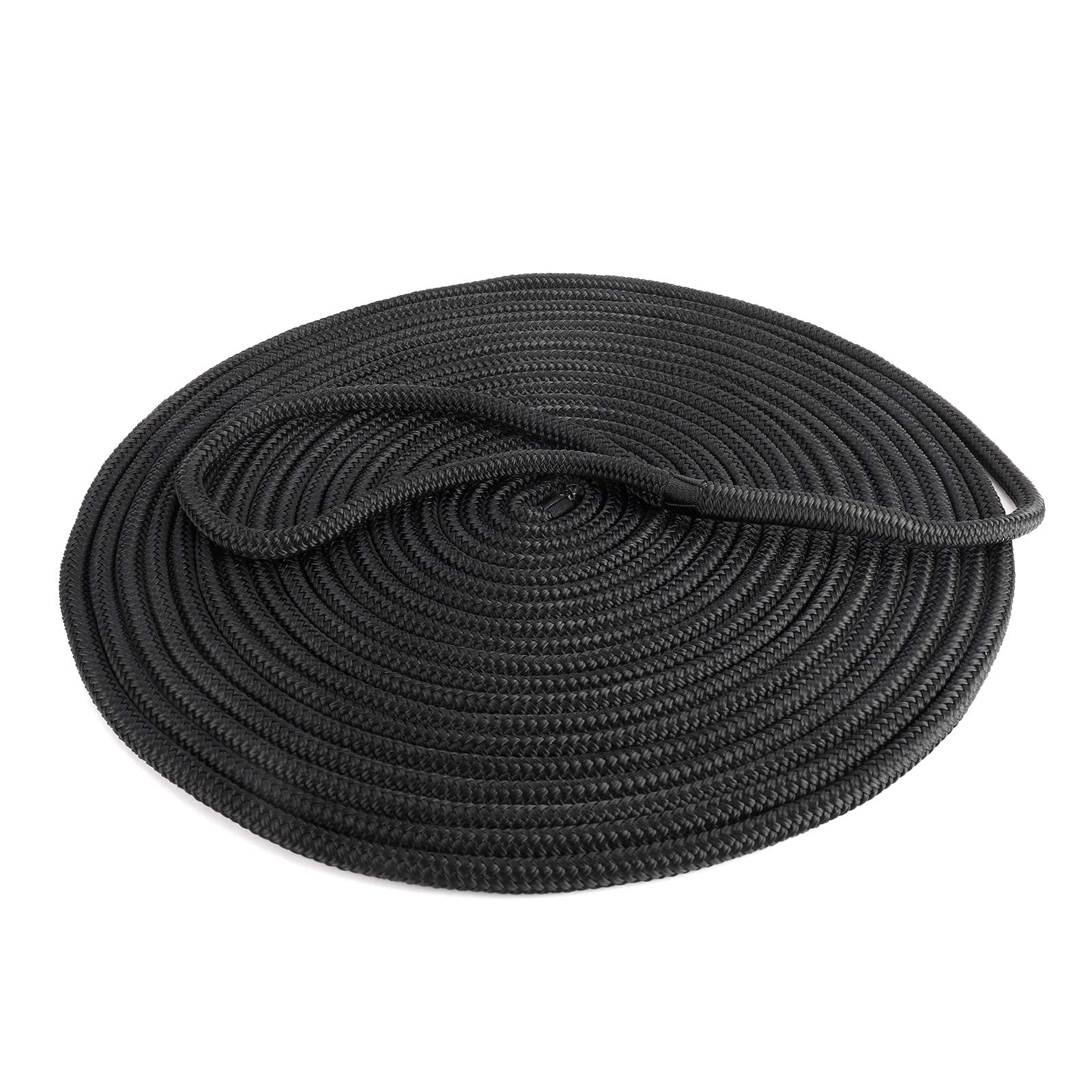 Snapklik.com : YaeMarine 1/2 Inch X 50 Ft Double Braid Nylon Dockline ...