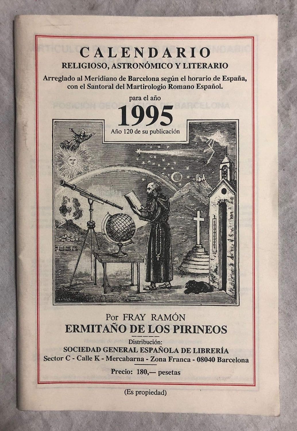 CALENDARIO RELIGIOSO, ASTRONÓMICO Y LITERARIO. Arreglado al Meridiano ...