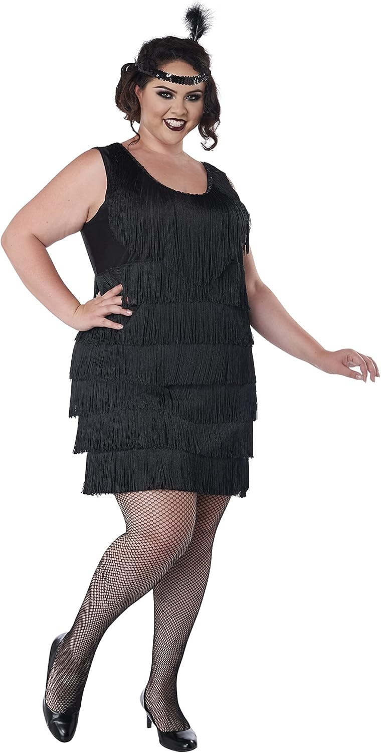 California Costumes Women's Fashion Flapper Plus Size Costume : Amazon ...